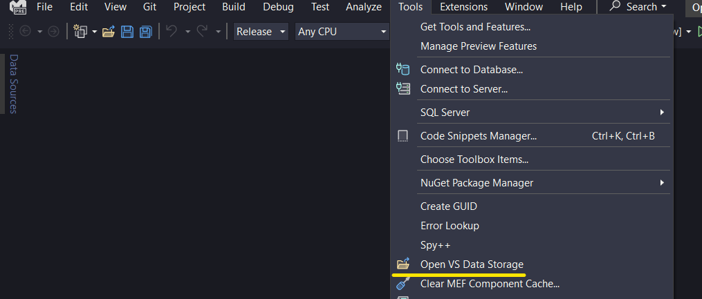 Open VS Data - Visual Studio Marketplace